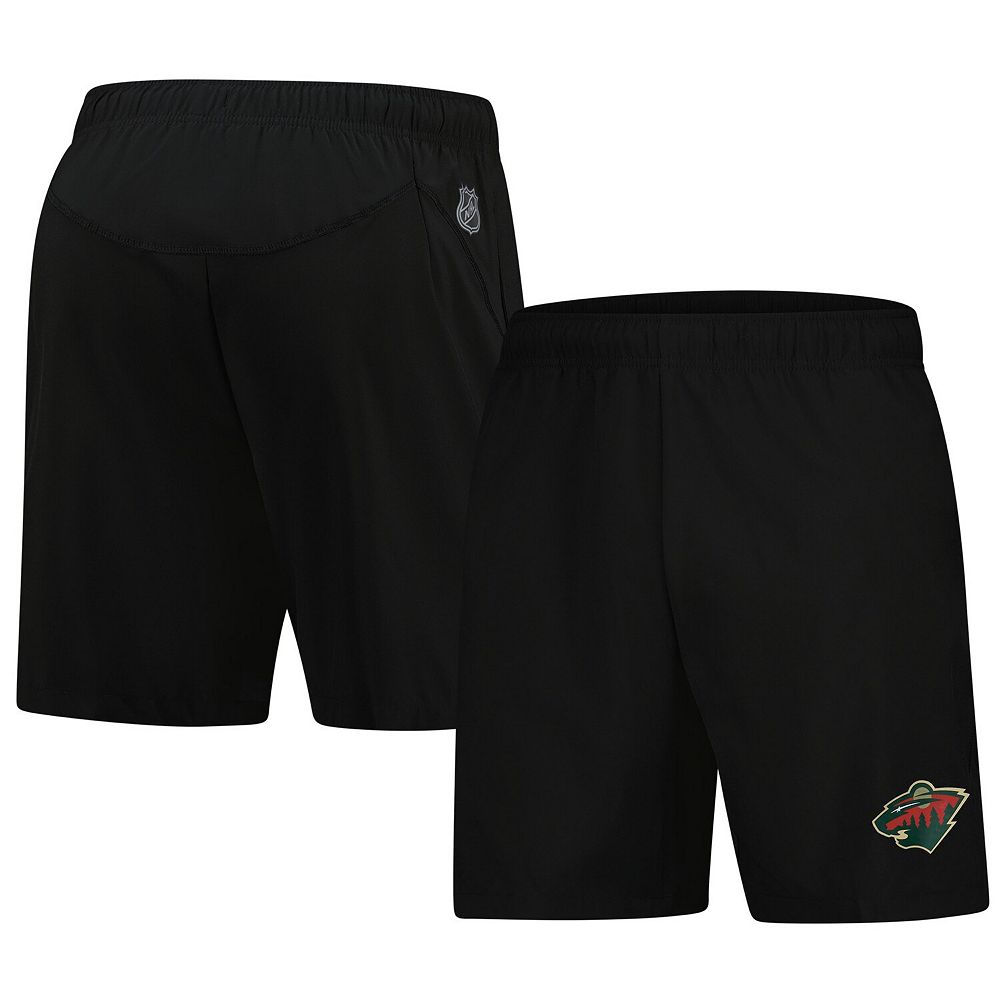 Men's Fanatics Black Minnesota Wild Tech Training Shorts
