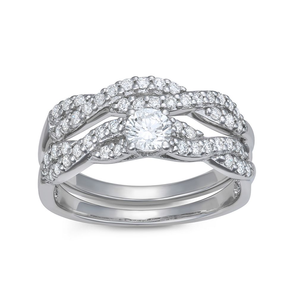 LeRose by Lexi and Rose Sterling Silver 3/4 Carat T.W. Lab-Grown ...