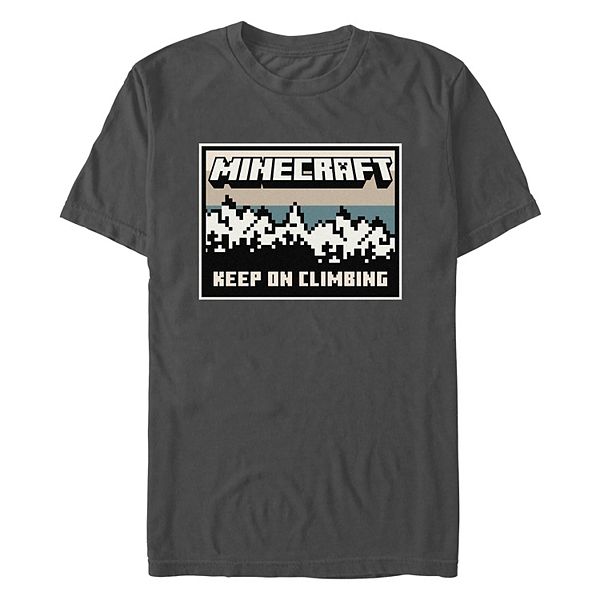 Men's Minecraft Keep On Climbing Graphic Tee