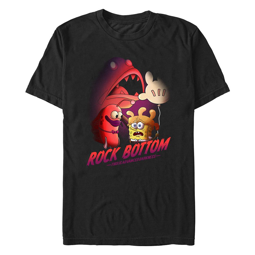 Men's Nickelodeon SpongeBob SquarePants Rock Bottom Graphic Tee