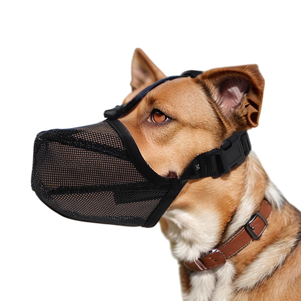 Dog Muzzle, Breathable Puppy Mesh Muzzle, Muzzle for Medium Dog, Anti ...