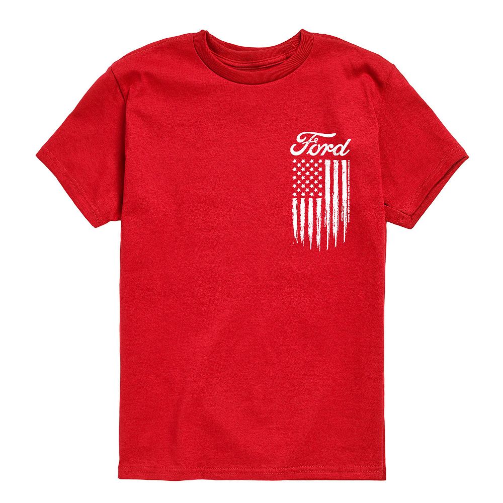 Boys 8-20 Ford USA Flag Graphic Tee