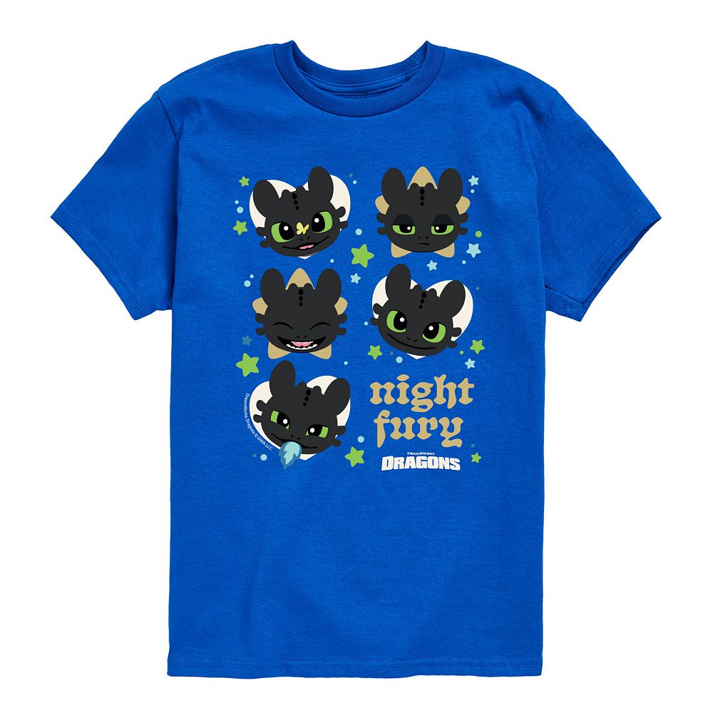 Boys 8-20 How To Train Your Dragon Boys 8-20 Night Fury Toothless Grid ...