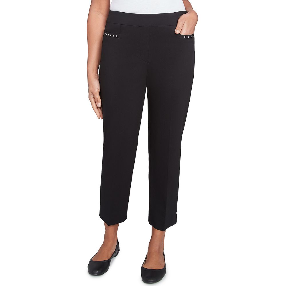 Women's Alfred Dunner Embellished Ankle Allure Pants