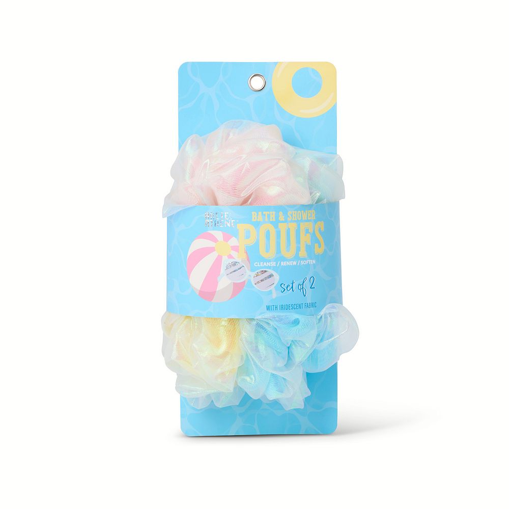 MAISON DE BASE Irridescent Covered Mesh Puffs