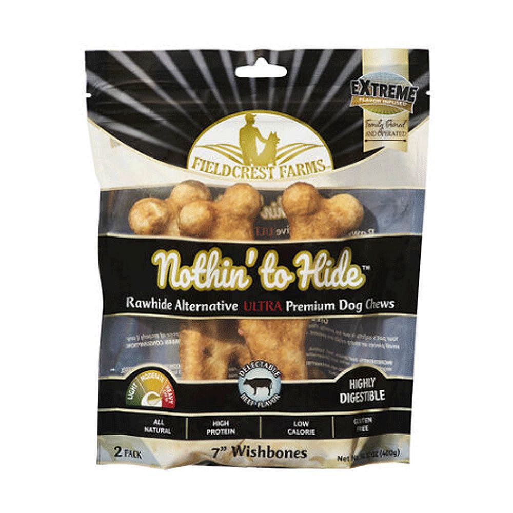 Fieldcrest Farms Nothin' to Hide 7" Wishbone Beef Flavor Ultra Premium ...