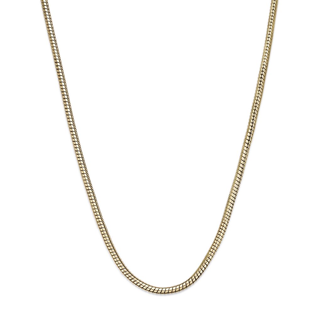 Men's LYNX Stainless Steel 3mm Snake Chain Necklace