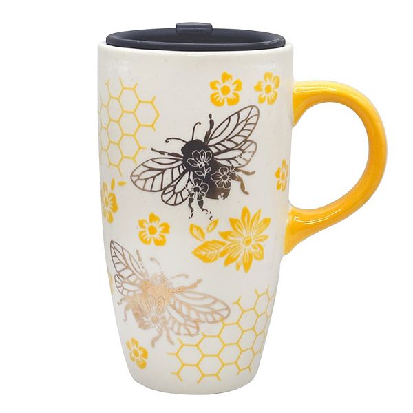 Bee Decorated Travel Mug