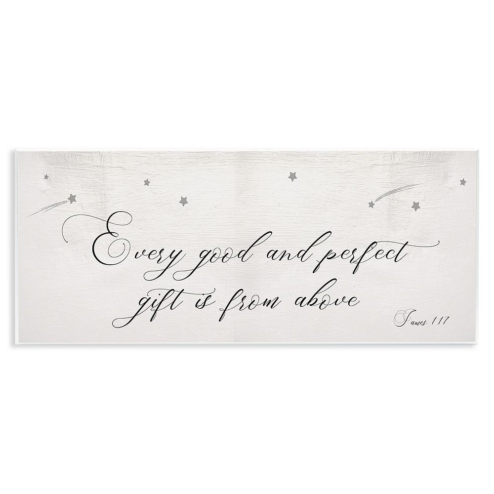 Stupell Home Decor Sentiment Gift Phrase Shooting Stars Plaque Wall Art