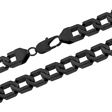 Men's Steel Nation Steel Stainless Steel Hexagon Link Chain Necklace