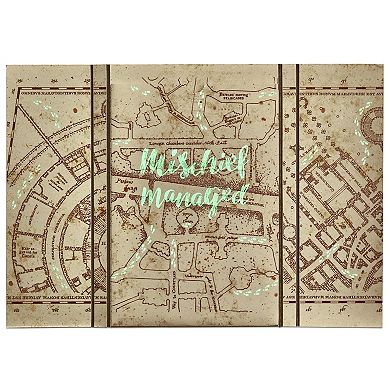 Wow! Stuff Harry Potter Wizarding World Mischief Managed Diary Marauders Map with UV Reveal Wand