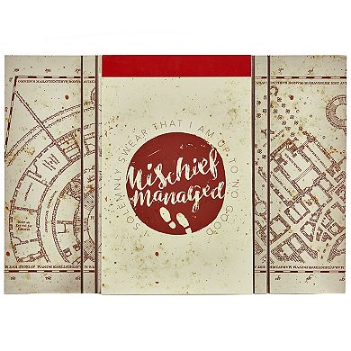Wow! Stuff Harry Potter Wizarding World Mischief Managed Diary Marauders Map with UV Reveal Wand