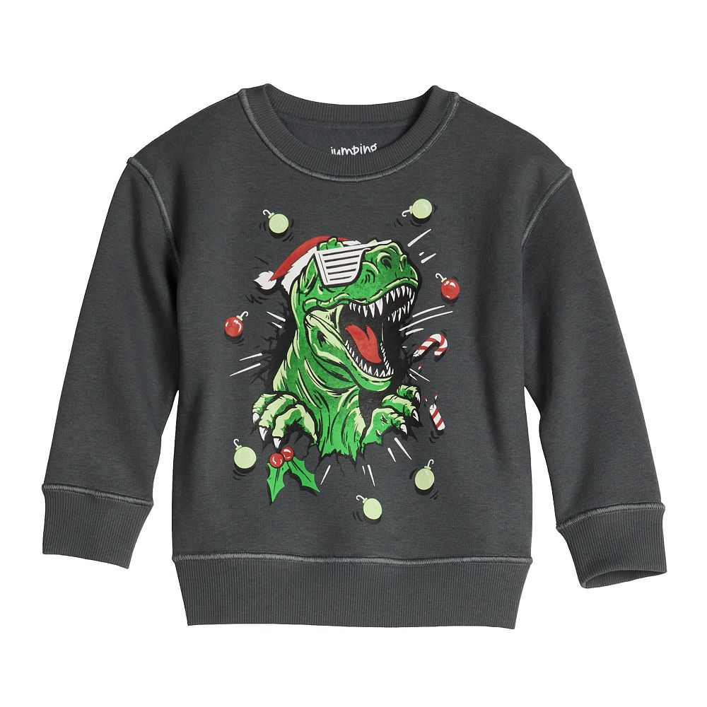 Toddler & Boys 4-12 Jumping Beans® Sensory Adaptive Fleece Crew