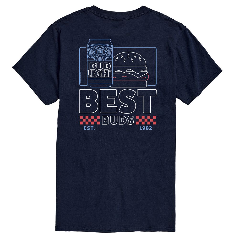 Big & Tall Bud Light Best Buds Americana Graphic Tee
