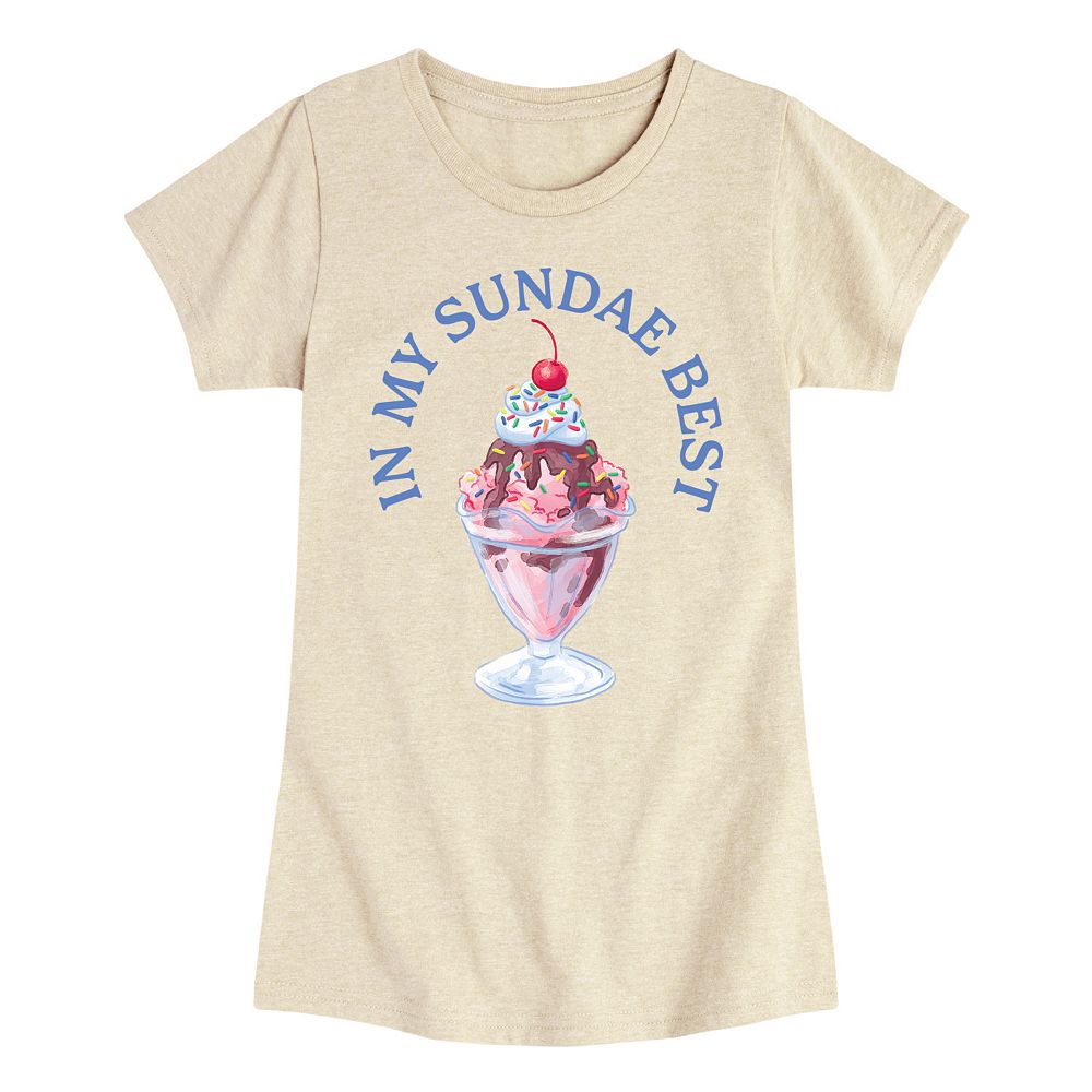 Girls 7-16 In My Sundae Best Graphic Tee