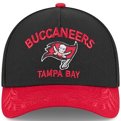 Youth New Era Black/Red Tampa Bay Buccaneers 2025 NFL Draft 9FORTY A ...
