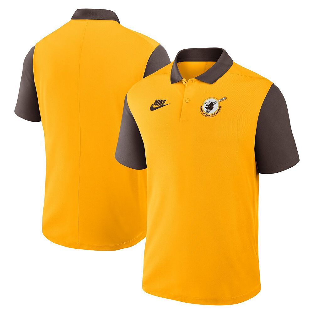 Men's Nike Gold/Brown San Diego Padres Cooperstown Collection Color ...