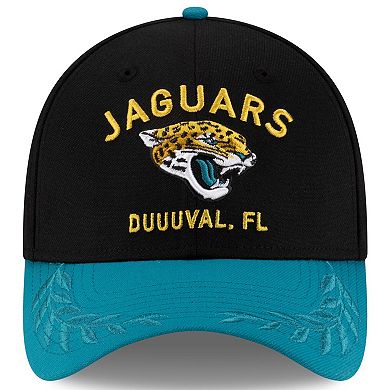Men's New Era Black/Teal Jacksonville Jaguars 2025 NFL Draft 39THIRTY ...