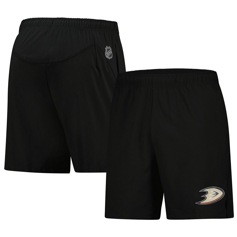 Men's Fanatics Black Anaheim Ducks Tech Training Shorts