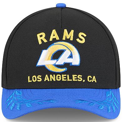 Men's New Era Black/Royal Los Angeles Rams 2025 NFL Draft 9FORTY A ...