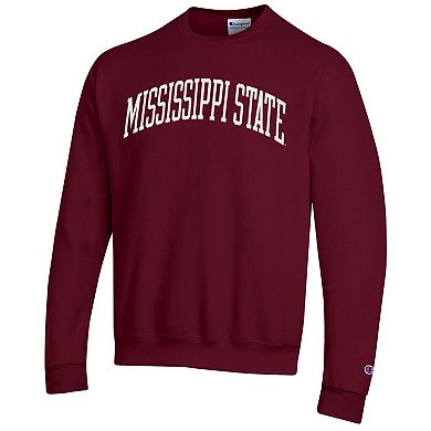 Men's Champion Maroon Mississippi State Bulldogs Basic Arch Fleece ...