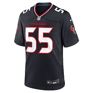 Men's Nike Danielle Hunter Navy Houston Texans Team Game Jersey