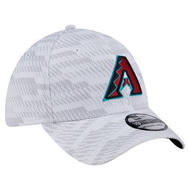 Men's New Era White Arizona Diamondbacks Graded 39THIRTY Flex Hat
