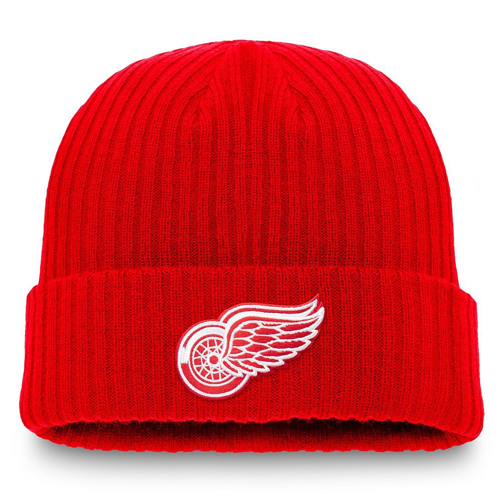 Men's Fanatics Red Detroit Red Wings Component Cuffed Knit Hat