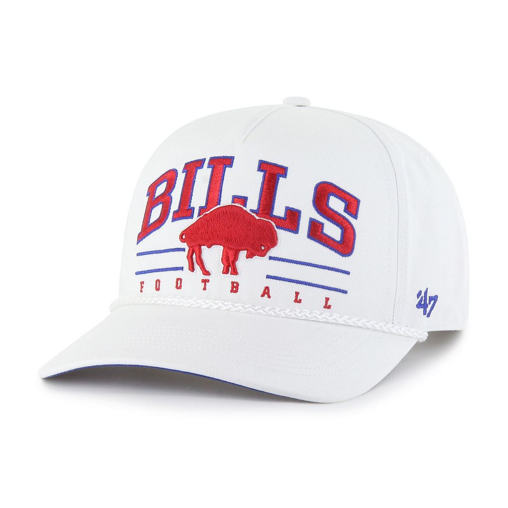 Men's '47 White Buffalo Bills Roscoe Hitch Rope Adjustable Hat
