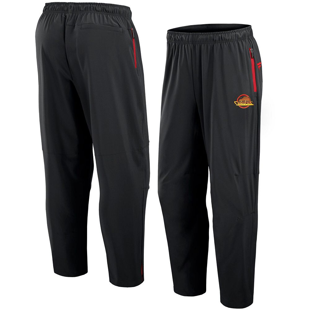Men's Fanatics Black Vancouver Canucks Authentic Pro Alternate Rink Pants