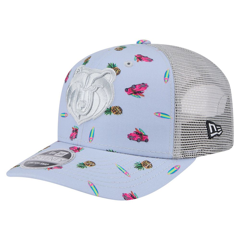 Men's New Era Light Blue/Gray Memphis Grizzlies Adventure Aloha Pattern ...