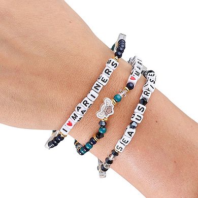 FOCO Seattle Mariners 3-Pack Friendship Bracelet Set