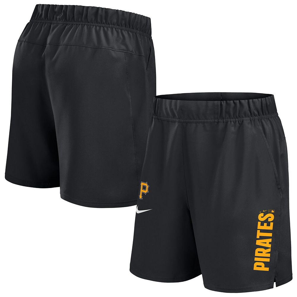 Men's Nike Black Pittsburgh Pirates Woven Victory Performance Shorts