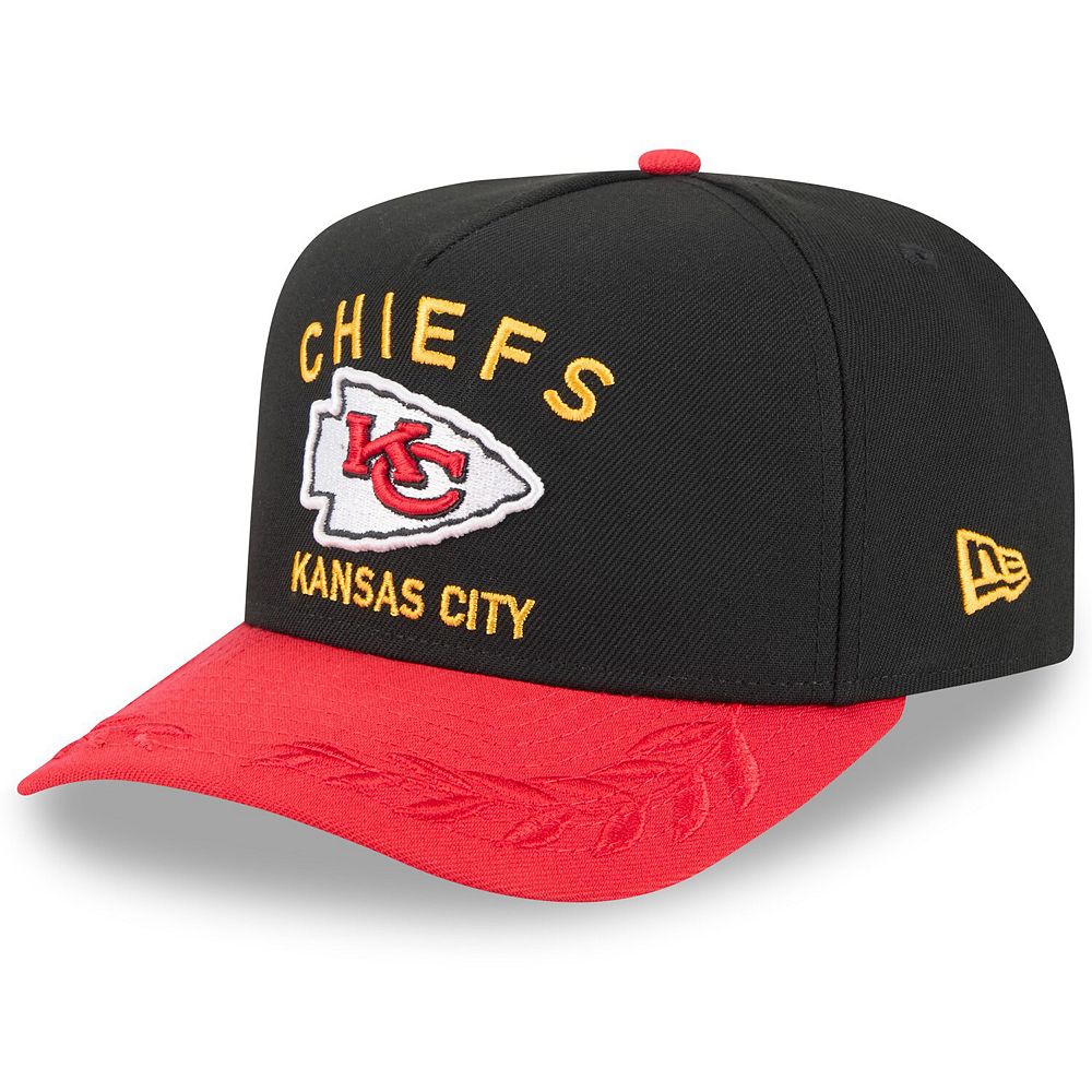 Men's New Era Black/Red Kansas City Chiefs 2025 NFL Draft A-Frame ...