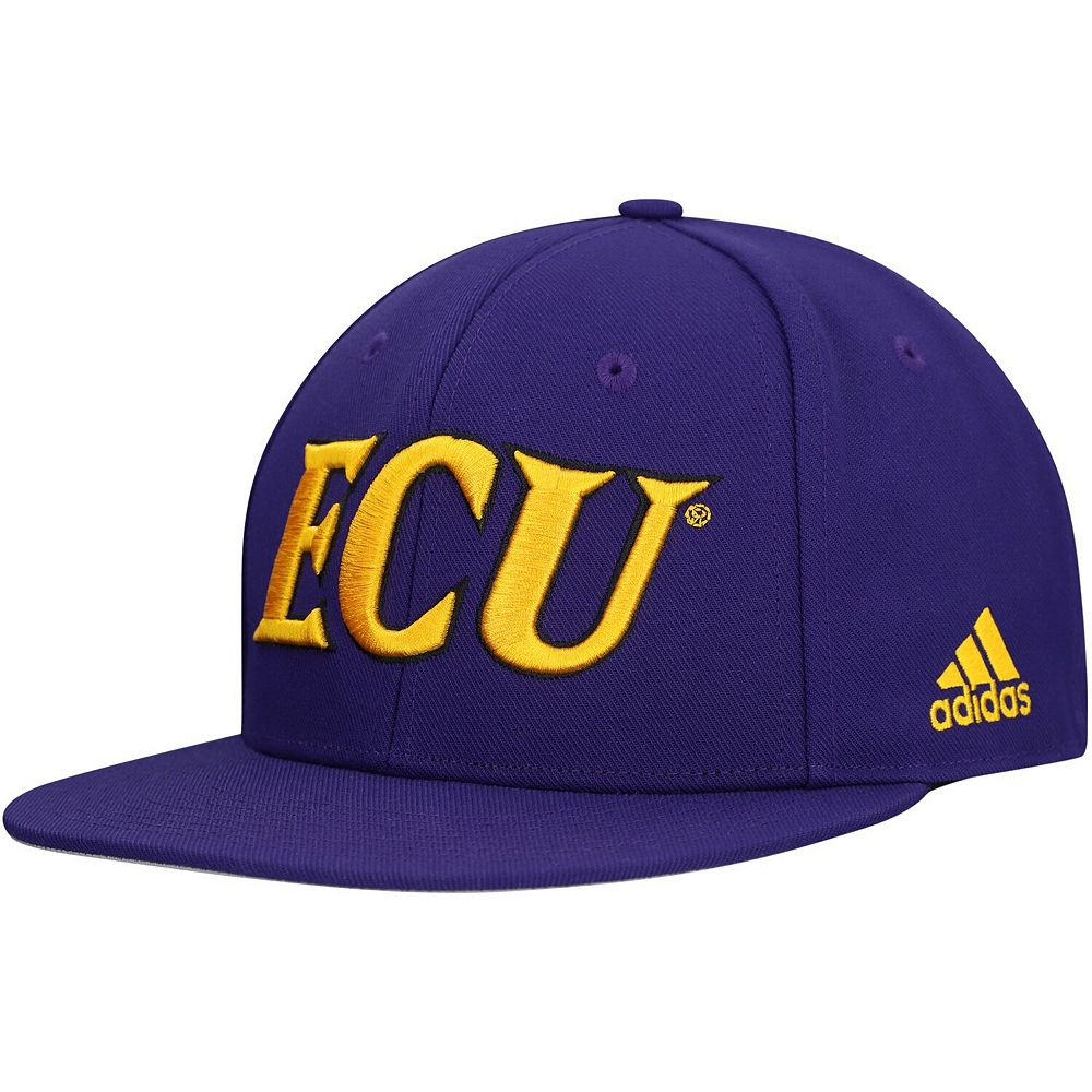 Men's adidas Purple ECU Pirates On Field Fitted Hat