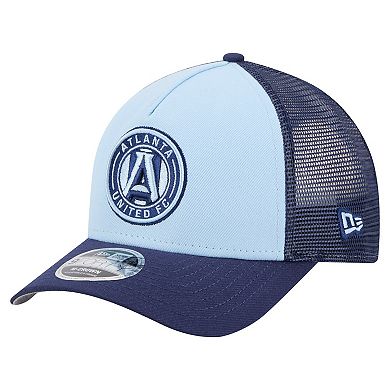 Men's New Era Light Blue Atlanta United FC Color Pack 9FORTY A-Frame ...