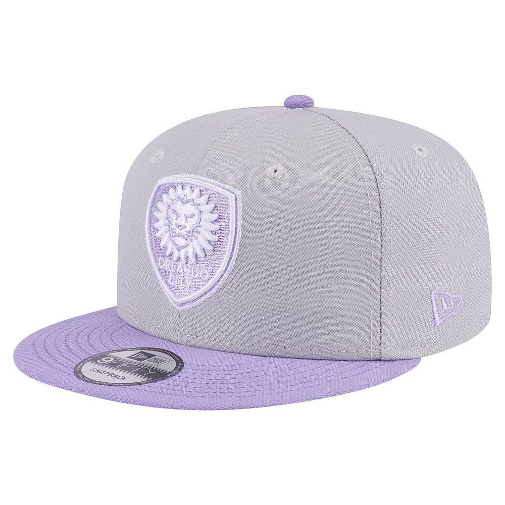 Men's New Era Gray Orlando City SC Color Pack Two-Tone 9FIFTY Snapback Hat