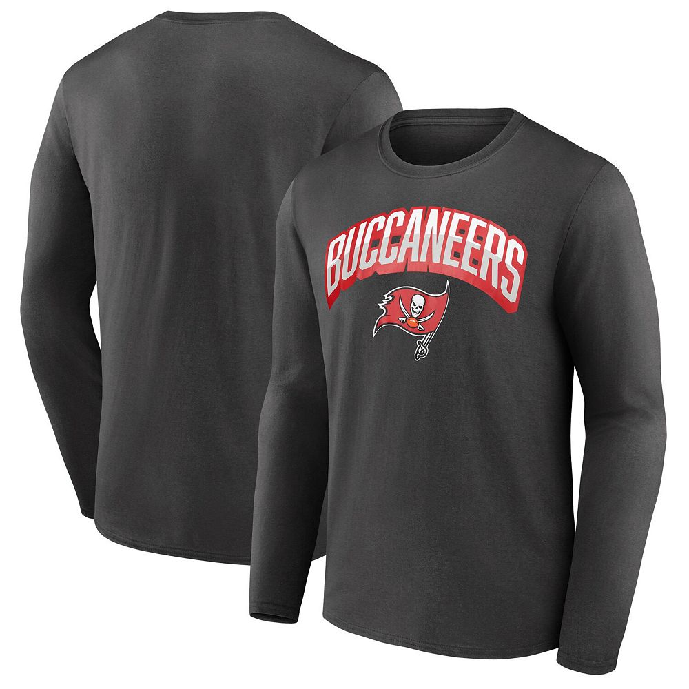 Men's Fanatics Pewter Tampa Bay Buccaneers Long Sleeve T-Shirt