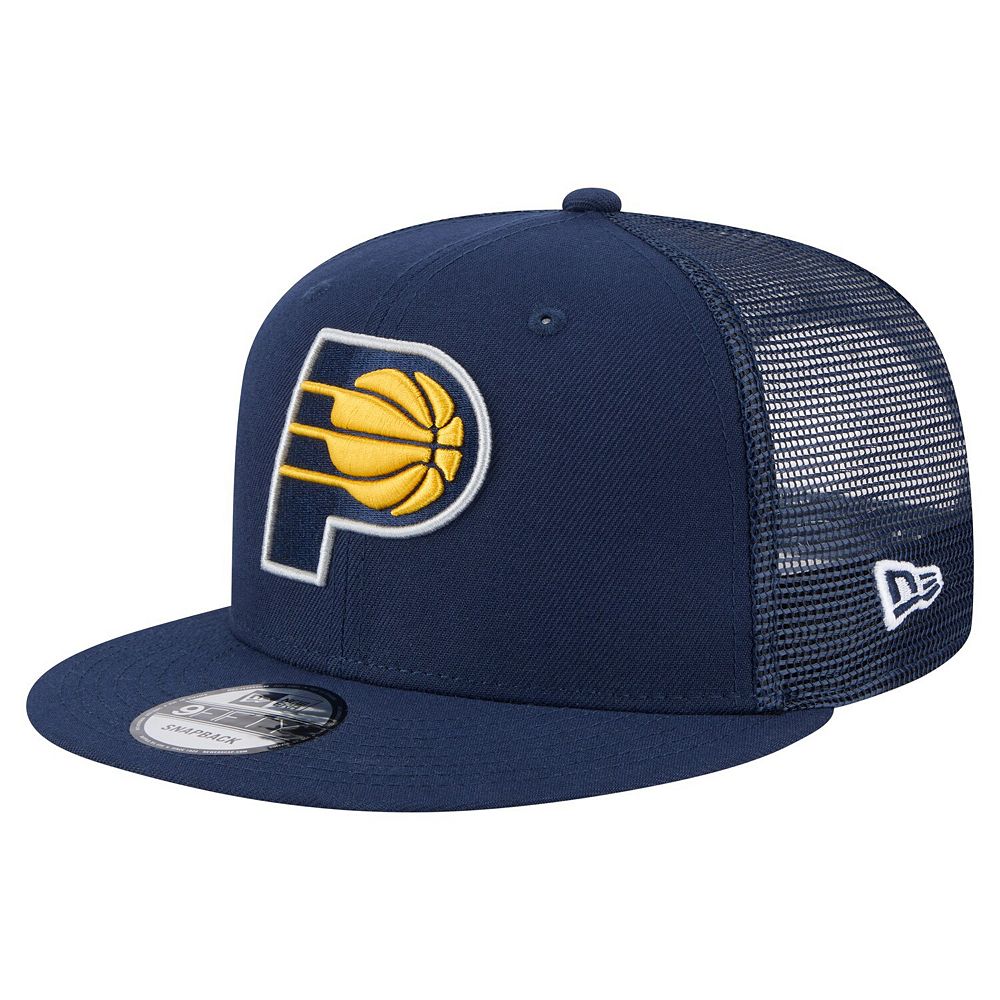 Men's New Era Navy Indiana Pacers Meshback 9FIFTY Snapback Hat