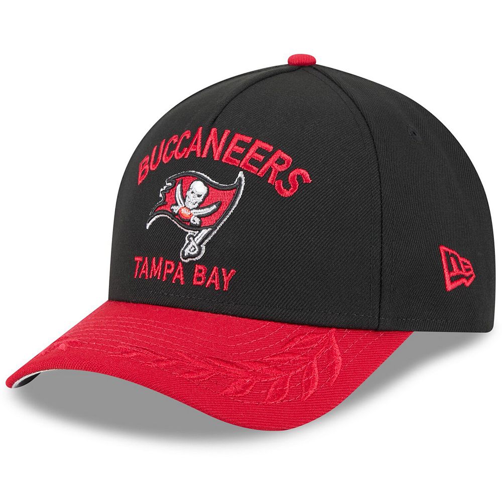 Men's New Era Black/Red Tampa Bay Buccaneers 2025 NFL Draft 9FORTY A ...