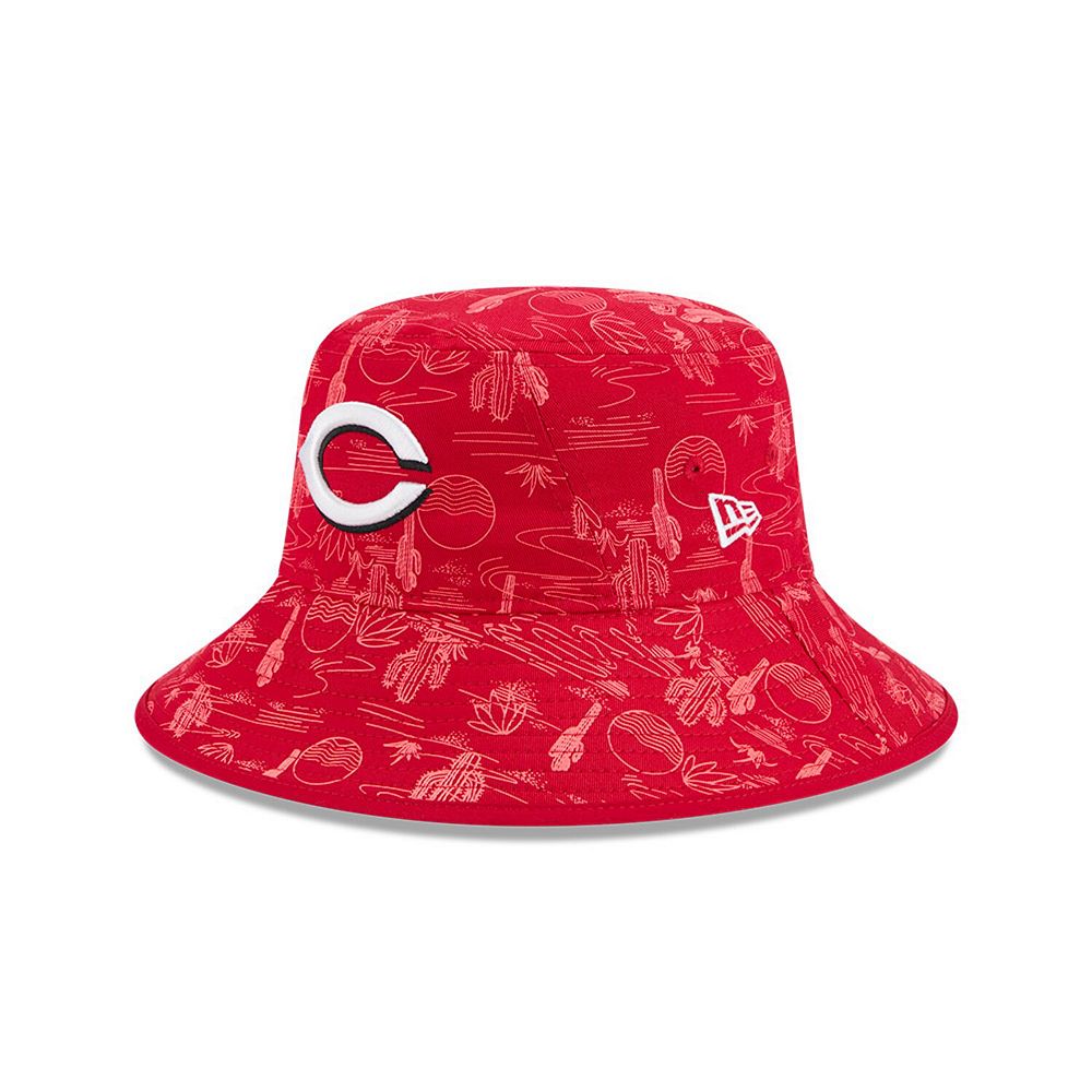 Youth New Era Red Cincinnati Reds 2025 Spring Training All Over Print ...