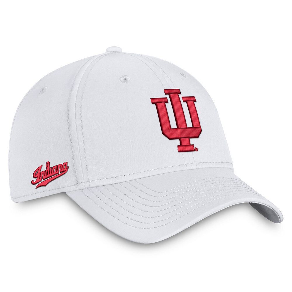 Men's Top of the World White Indiana Hoosiers Reflex Performance Flex Hat