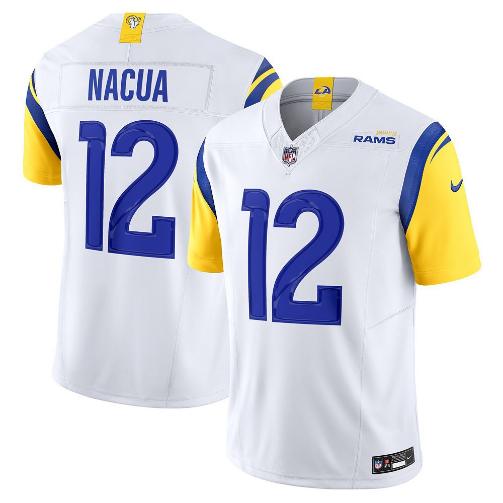 Men's Nike Puka Nacua White Los Angeles Rams Vapor F.U.S.E. Limited ...