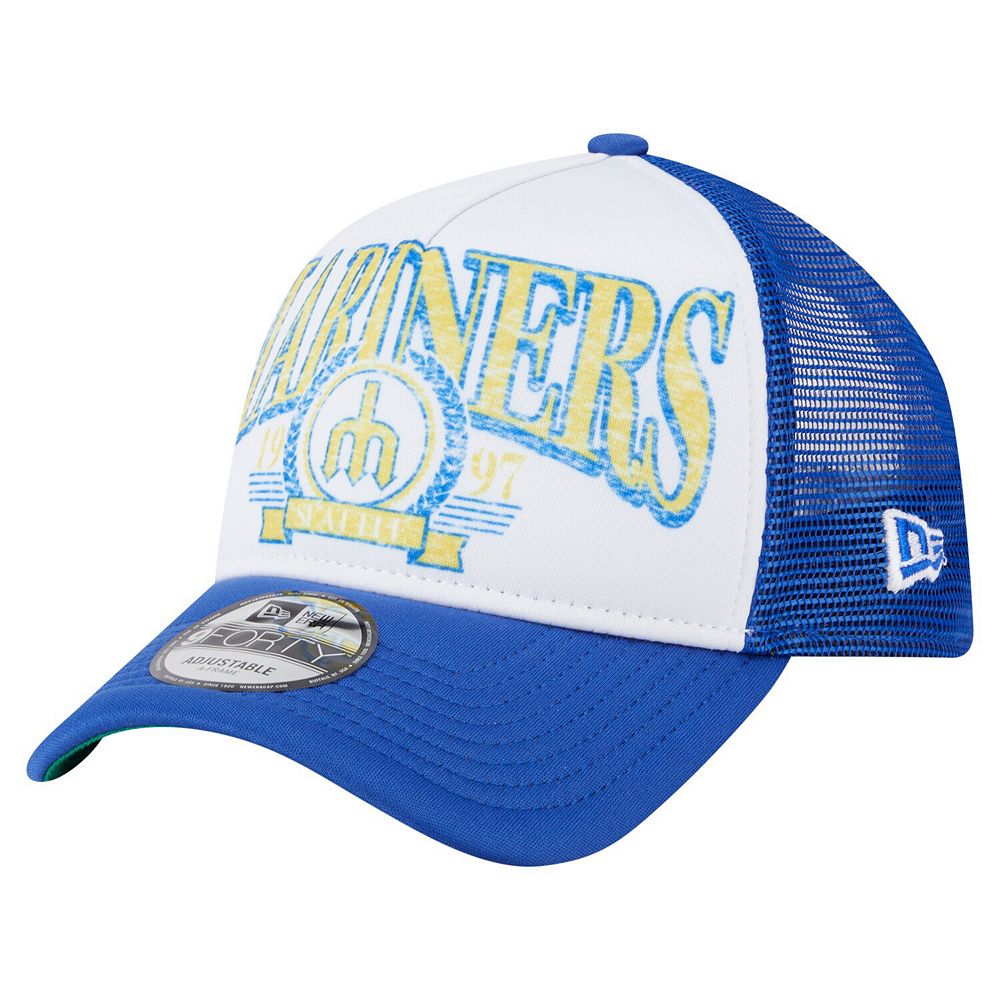 Men's New Era Royal Seattle Mariners Distressed 9FORTY A-Frame ...