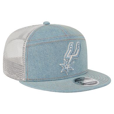 Men's New Era San Antonio Spurs Adventure Denim Split Panel 9FIFTY ...
