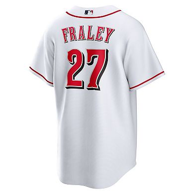 Men's Nike Jake Fraley White Cincinnati Reds Home Replica Jersey