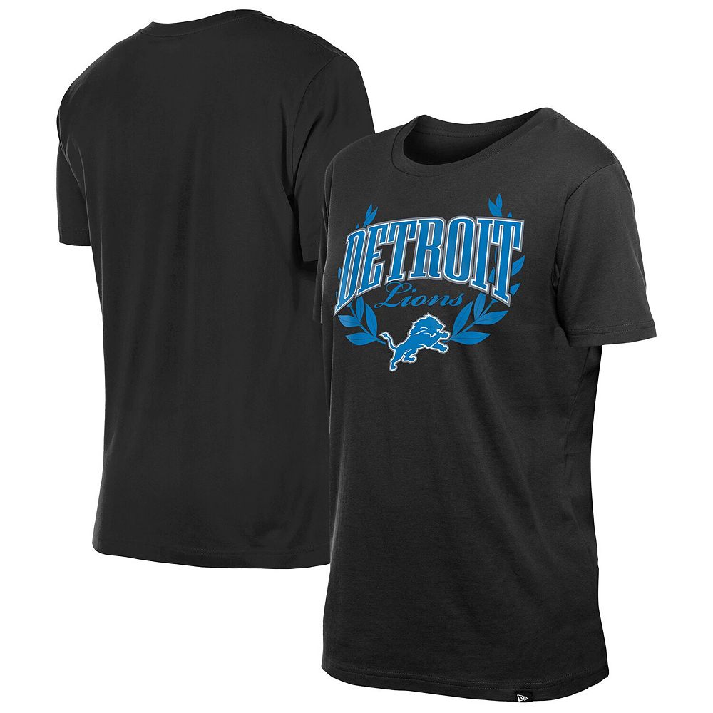 Women's New Era Black Detroit Lions 2025 NFL Draft T-Shirt