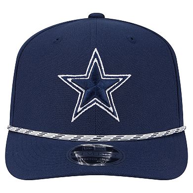 Men's New Era Navy Dallas Cowboys Gameday Multi Rope 9SEVENTY Stretch-Snap Hat