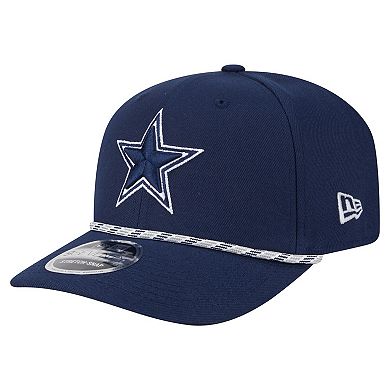 Men's New Era Navy Dallas Cowboys Gameday Multi Rope 9SEVENTY Stretch-Snap Hat