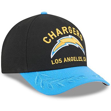 Men's New Era Black/Powder Blue Los Angeles Chargers 2025 NFL Draft ...